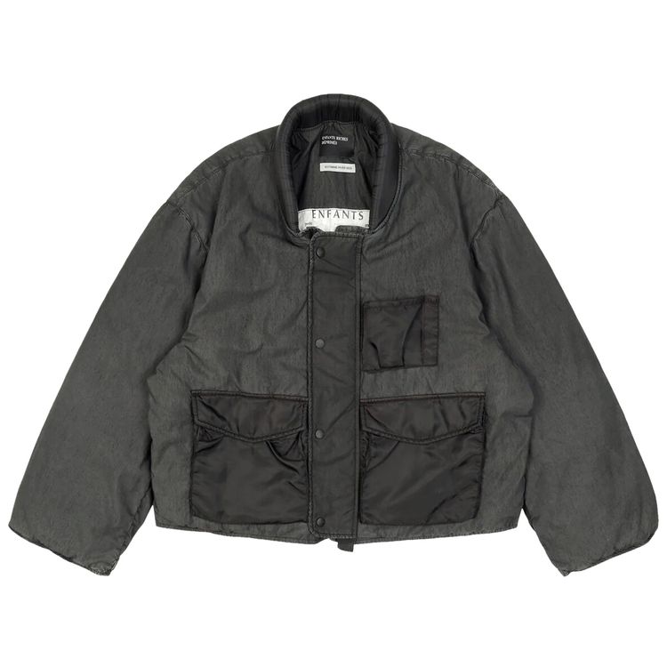 Buy Enfants Riches Déprimés Next Exit Military Puffer Jacket 'Black ...