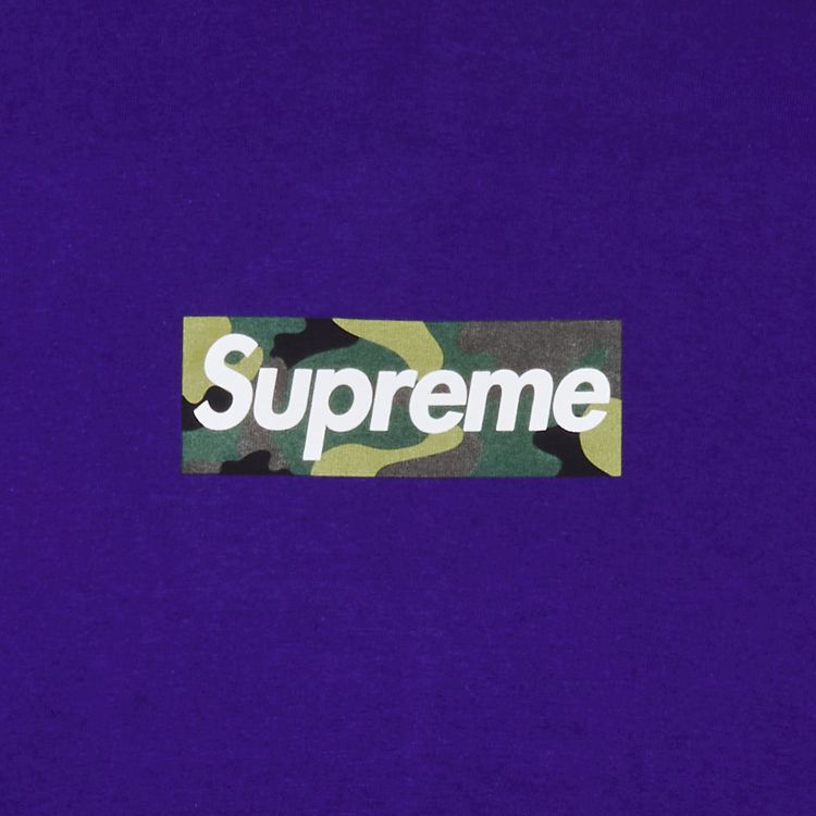 Buy Supreme Box Logo Tee 'Purple' - FW23T57 PURPLE | GOAT
