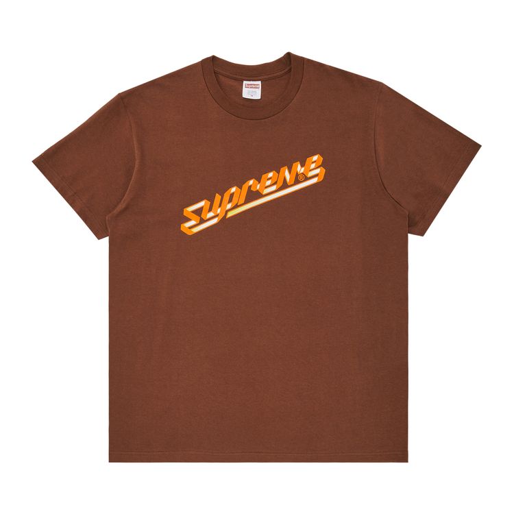 Buy Supreme Banner Tee 'Brown' - FW23T54 BROWN | GOAT