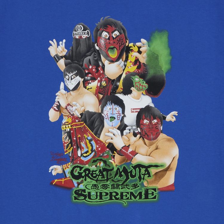 Buy Supreme Muta Tee 'Royal' - FW23T43 ROYAL | GOAT