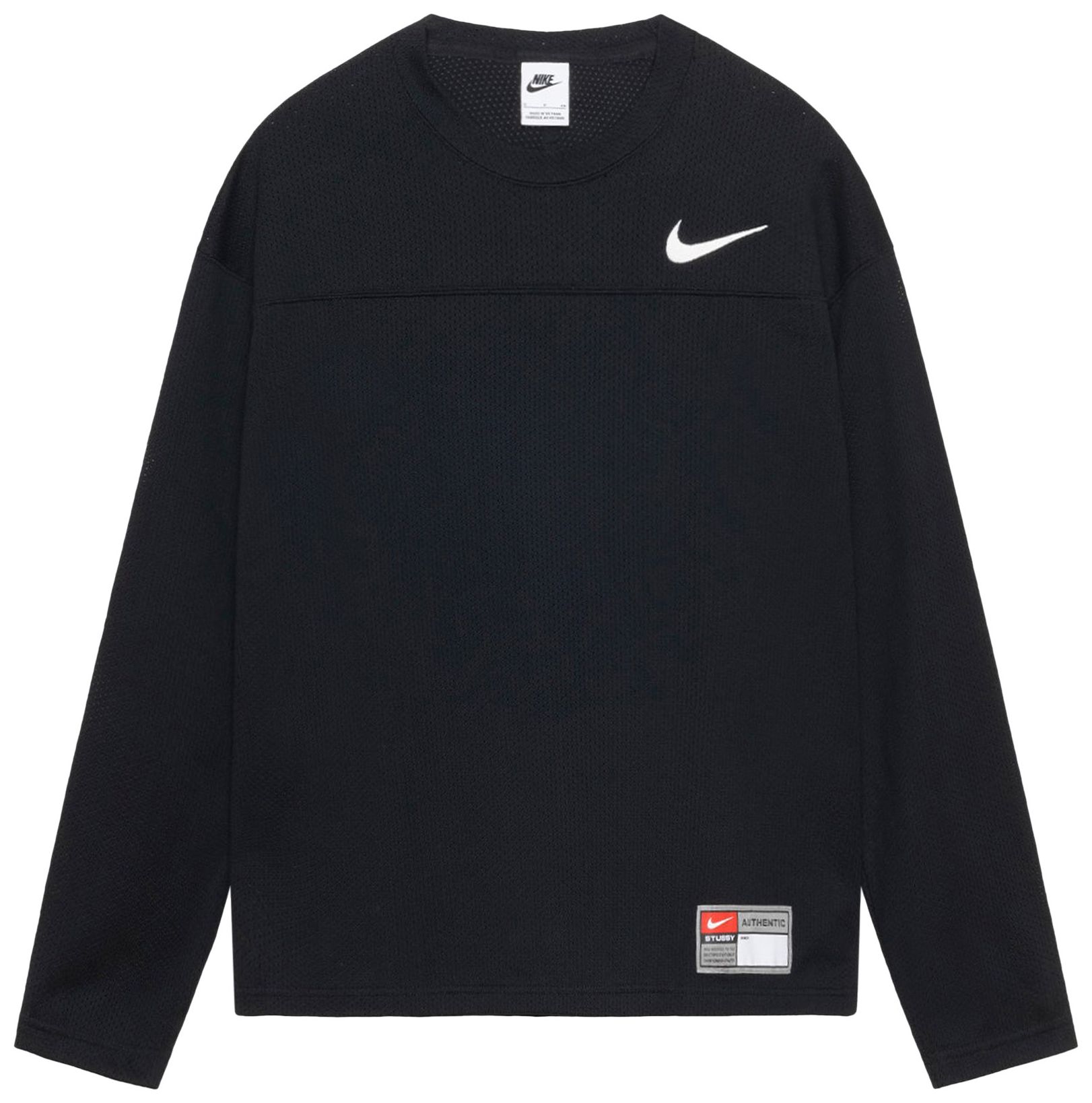 Buy Stussy x Nike Dri Fit Mesh Jersey 'Black' - FJ9164 010 | GOAT