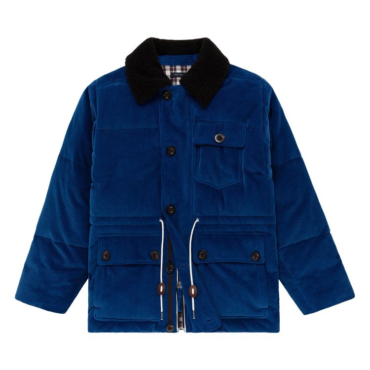 Buy Aimé Leon Dore x Drake's Corduroy Expedition Parka 'Royal Blue ...