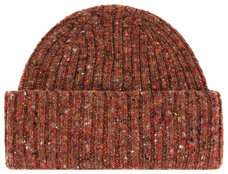 Buy Aimé Leon Dore x Drake's Donegal Ribbed Knit Beanie 'Sunset ...