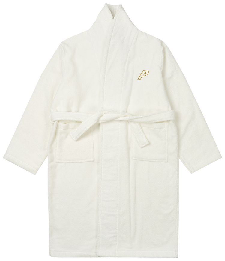 Buy Palace Tri-Ferg Bathrobe 'White' - P25ACC049 | GOAT UK