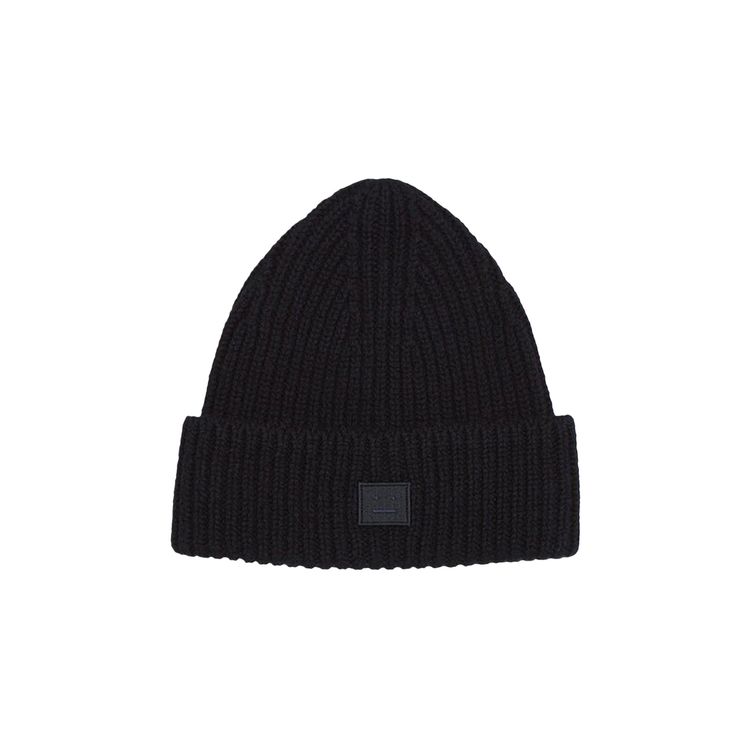 Buy Acne Studios Kids Wool Knit Beanie 'Black' - D40006 GOAT BLAC | GOAT