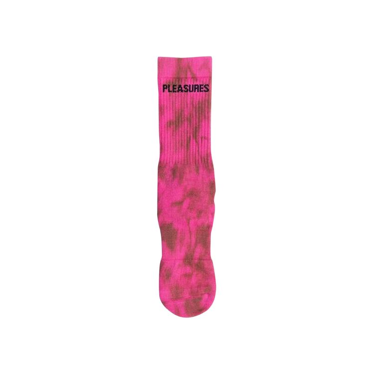 Buy Pleasures Indie Dye Socks 'Pink' - P23W069 PINK | GOAT