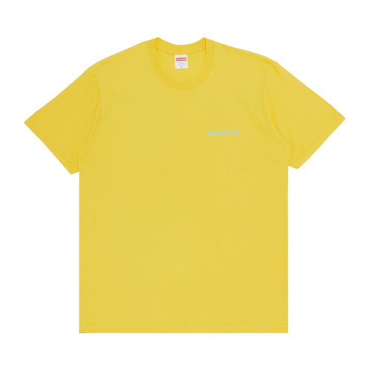 Buy Supreme NYC Tee 'Yellow' - FW23T56 YELLOW | GOAT