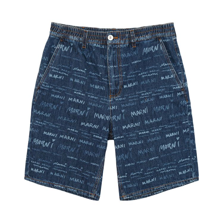 Buy Marni Denim Shorts 'Iris Blue' - PUJU0070A0 USCV36 JQB50 | GOAT