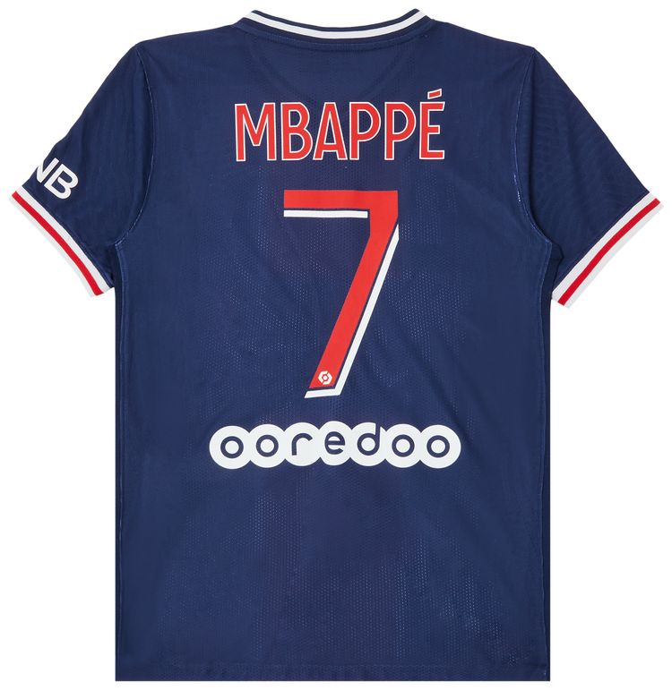 Buy Pre-Owned Paris Saint-Germain Kimpembe #3 Home Match Jersey 'Navy ...
