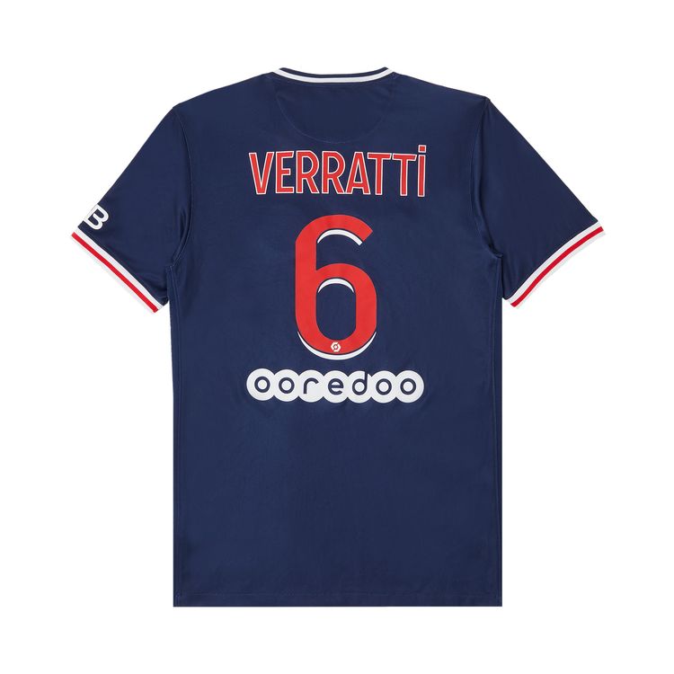 Buy Pre-Owned Paris Saint-Germain Verratti #6 Home Stadium Jersey 'Navy ...