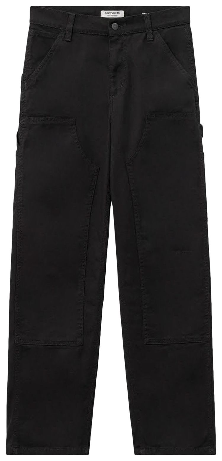 Buy Carhartt Wip Double Knee Pant Black Rinsed I030493 Blac Goat