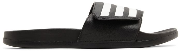 Buy Adidas Adilette Comfort Adjustable Slide 'Black White' - GZ8951 | GOAT