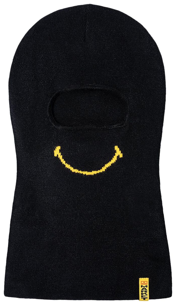 Buy Market Smiley Balaclava 'Black' - 390000389 BLAC | GOAT