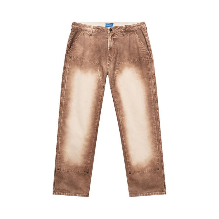 Buy Market Margins Double Knee Pants 'Ecru' - 388001132 ECRU | GOAT AU