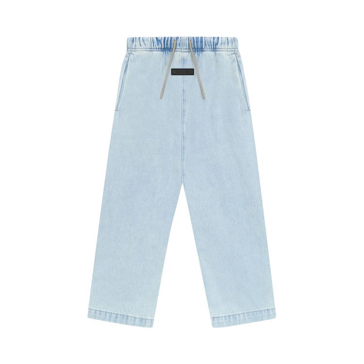 Buy Fear of God Essentials Kids Relaxed Pant 'Light Washed Denim ...