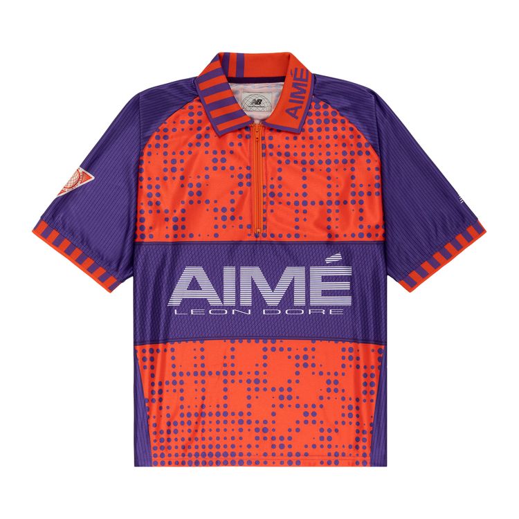 Buy Aimé Leon Dore x New Balance Sport Zip Polo 'Purple/Orange ...