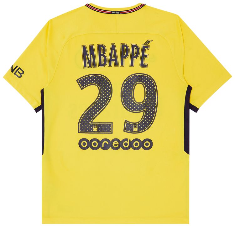 Buy Pre-Owned Paris Saint-Germain Mbappé #29 Away Stadium Jersey ...