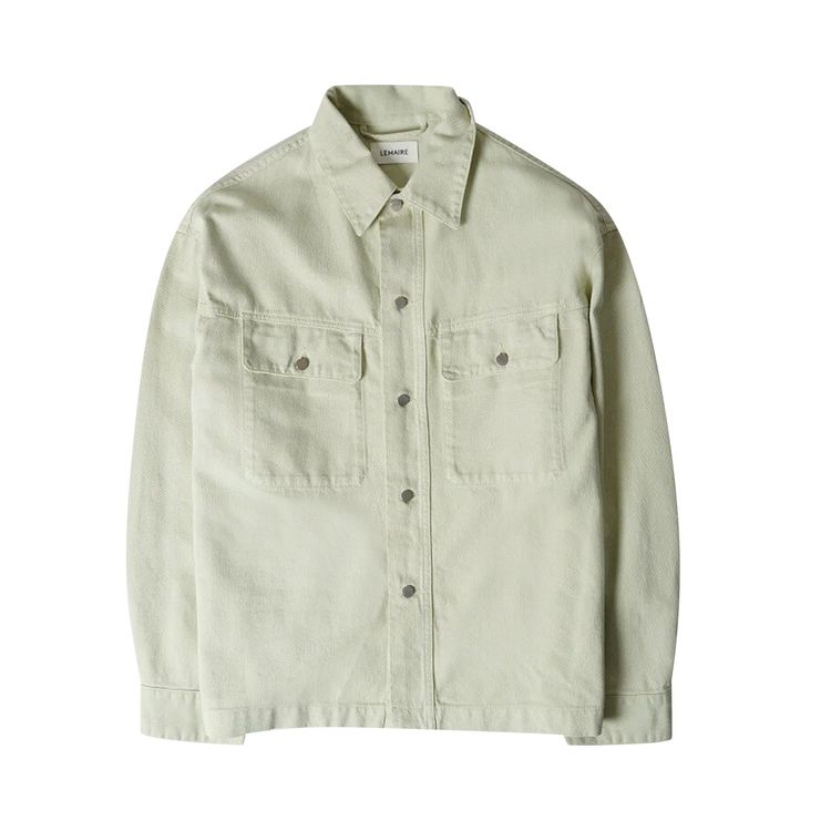 Buy Lemaire Trucker Overshirt 'Light Sage' - OW1030 LD1002 GR601 | GOAT