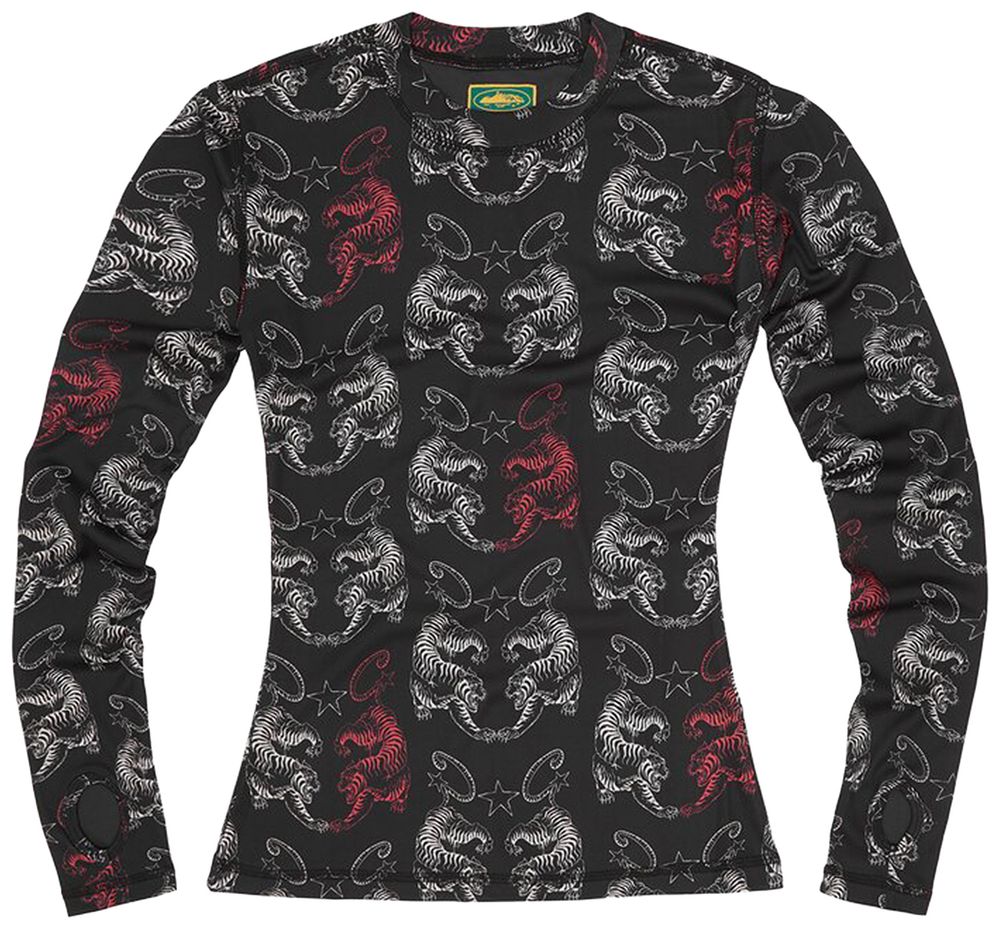 Buy Corteiz Tiger Mesh Long-Sleeve 'Black' - 7892 2FW230107TMLS BLAC | GOAT