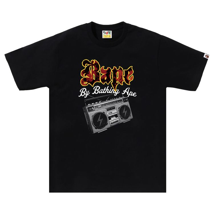 Buy BAPE Boombox Tee 'Black' - 1J80 110 044 BLACK | GOAT