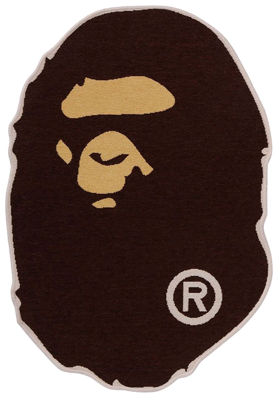 Buy BAPE Ape Head Rug Mat 'Brown' - 1H20 182 073 BROWN | GOAT