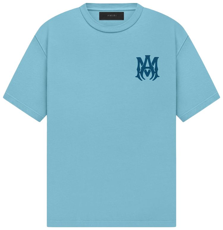 Buy Amiri Logo Tee 'Blue' - PS24MJL038 401 BLUE | GOAT