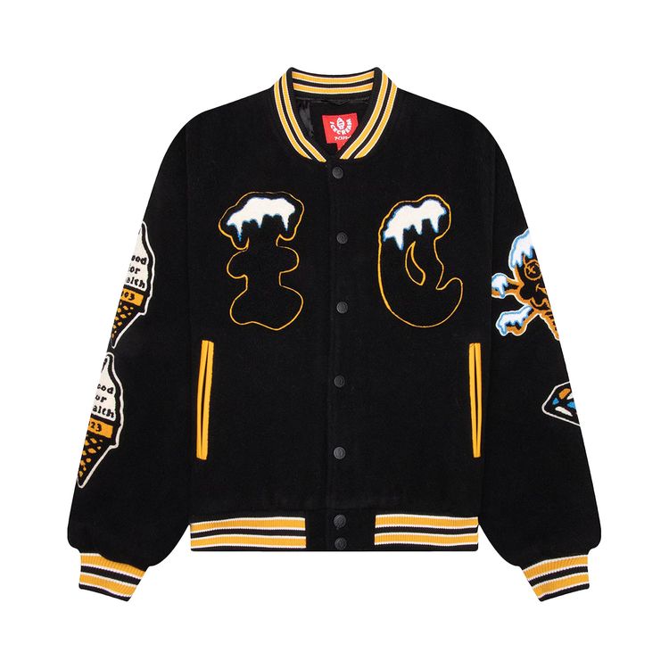 Buy Icecream Flap Jack Jacket 'Black' - 431 8401 BLAC | GOAT
