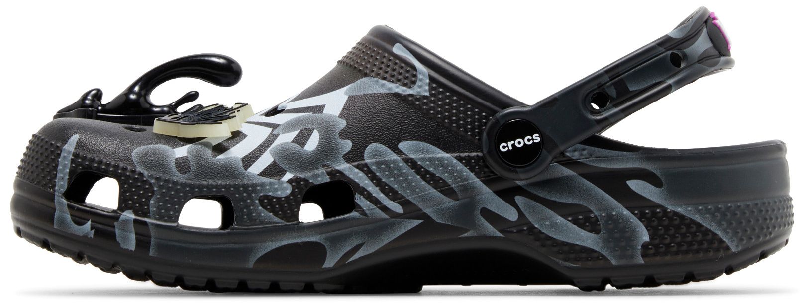 Buy Crocs Marvel x Classic Clog 'Venom' - 208864 001 | GOAT