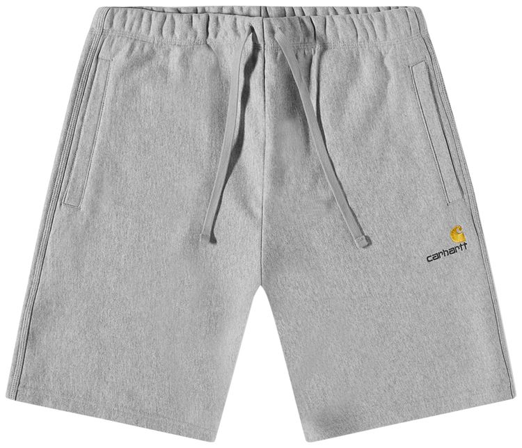 Buy Carhartt Wip American Script Sweatshort Grey I031685 Grey Goat
