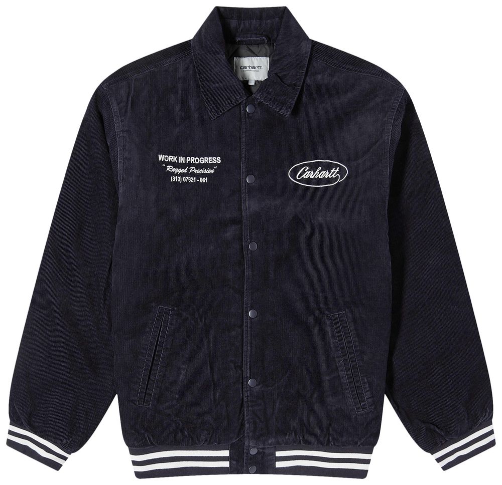 Buy Carhartt WIP Rugged Letterman Jacket 'Blue' - I032436 BLUE | GOAT