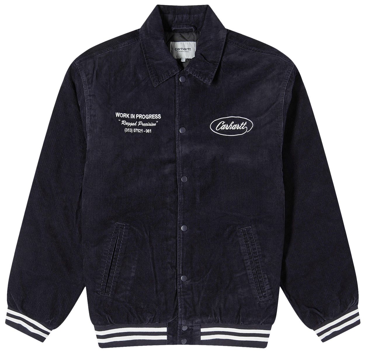 Buy Carhartt WIP Rugged Letterman Jacket 'Blue' - I032436 BLUE | GOAT