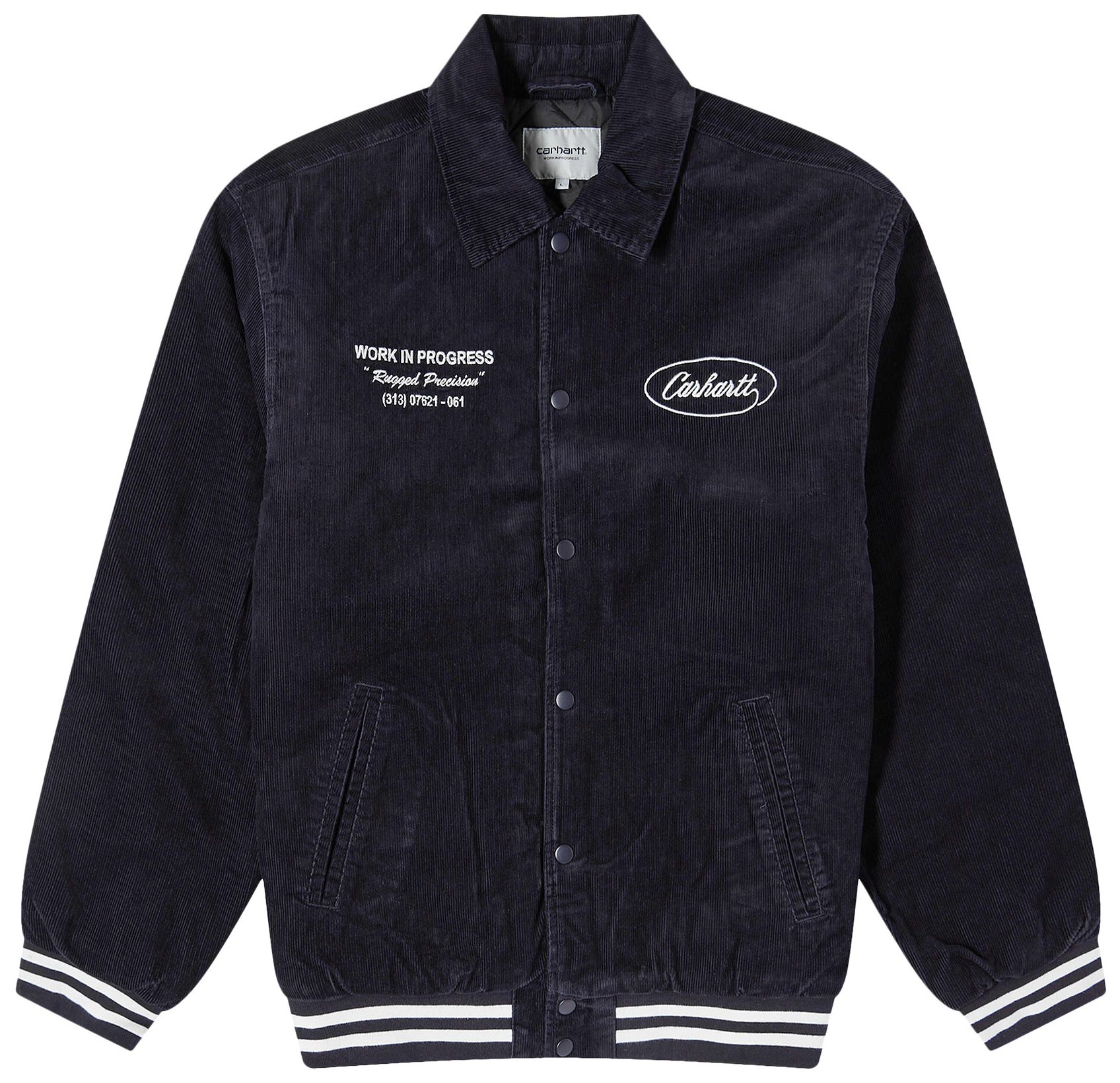 Buy Carhartt WIP Rugged Letterman Jacket 'Blue' - I032436 BLUE | GOAT