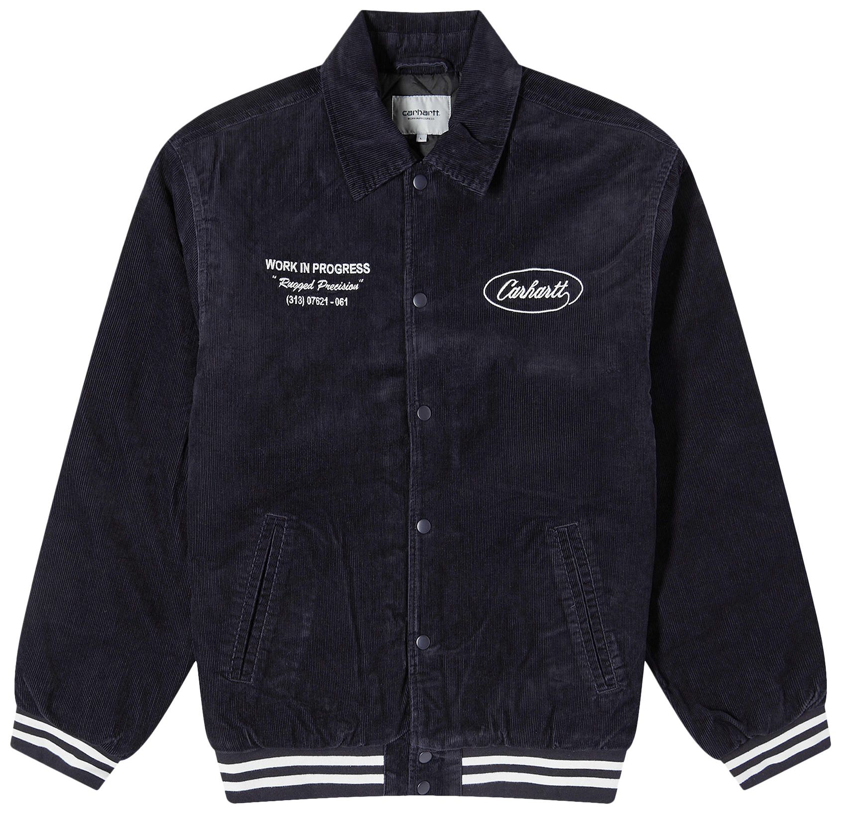 Buy Carhartt WIP Rugged Letterman Jacket 'Blue' - I032436 BLUE | GOAT