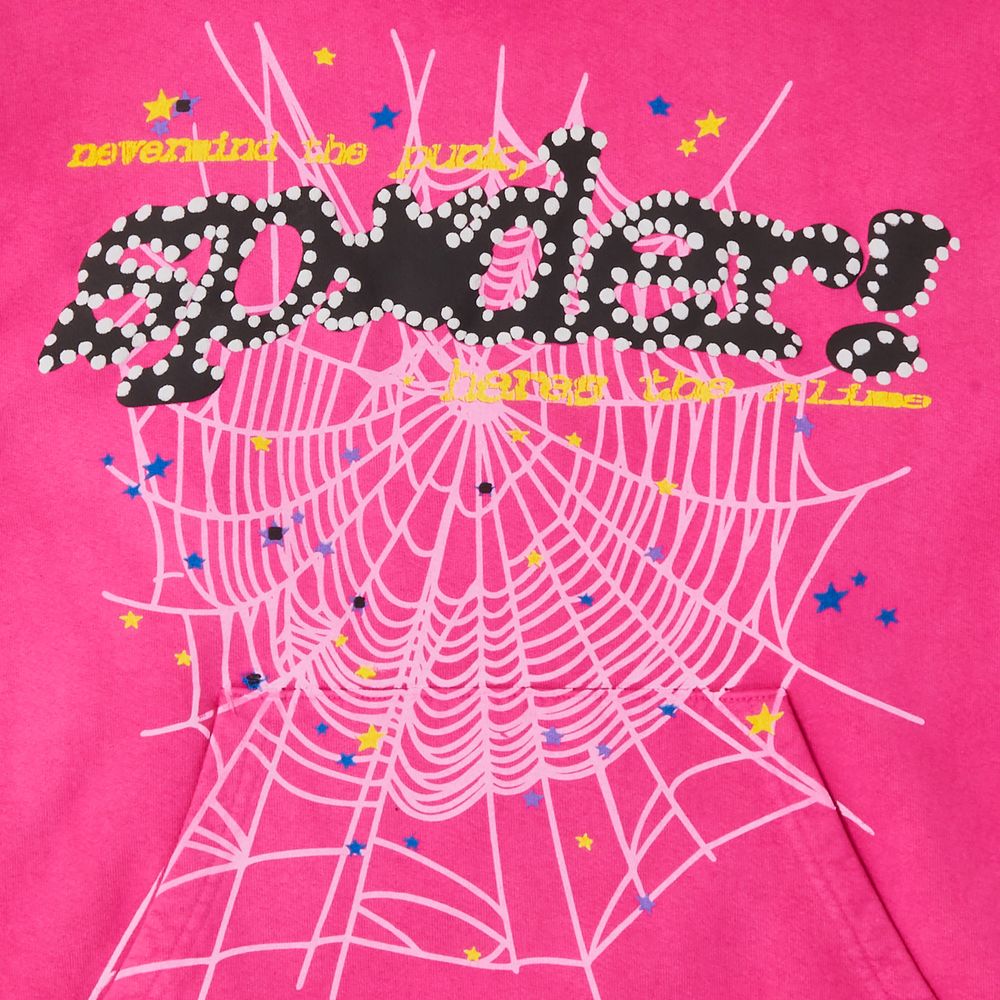 Buy Sp5der P*nk V2 Hoodie 'Pink' - SP5 MGSP5 HD | GOAT
