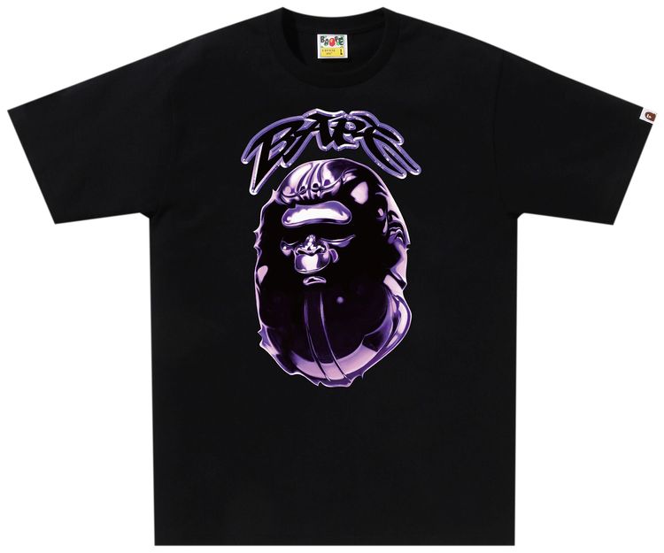Buy BAPE Ape Head Graffiti Tee 'Black' - 1J80 110 040 BLACK | GOAT