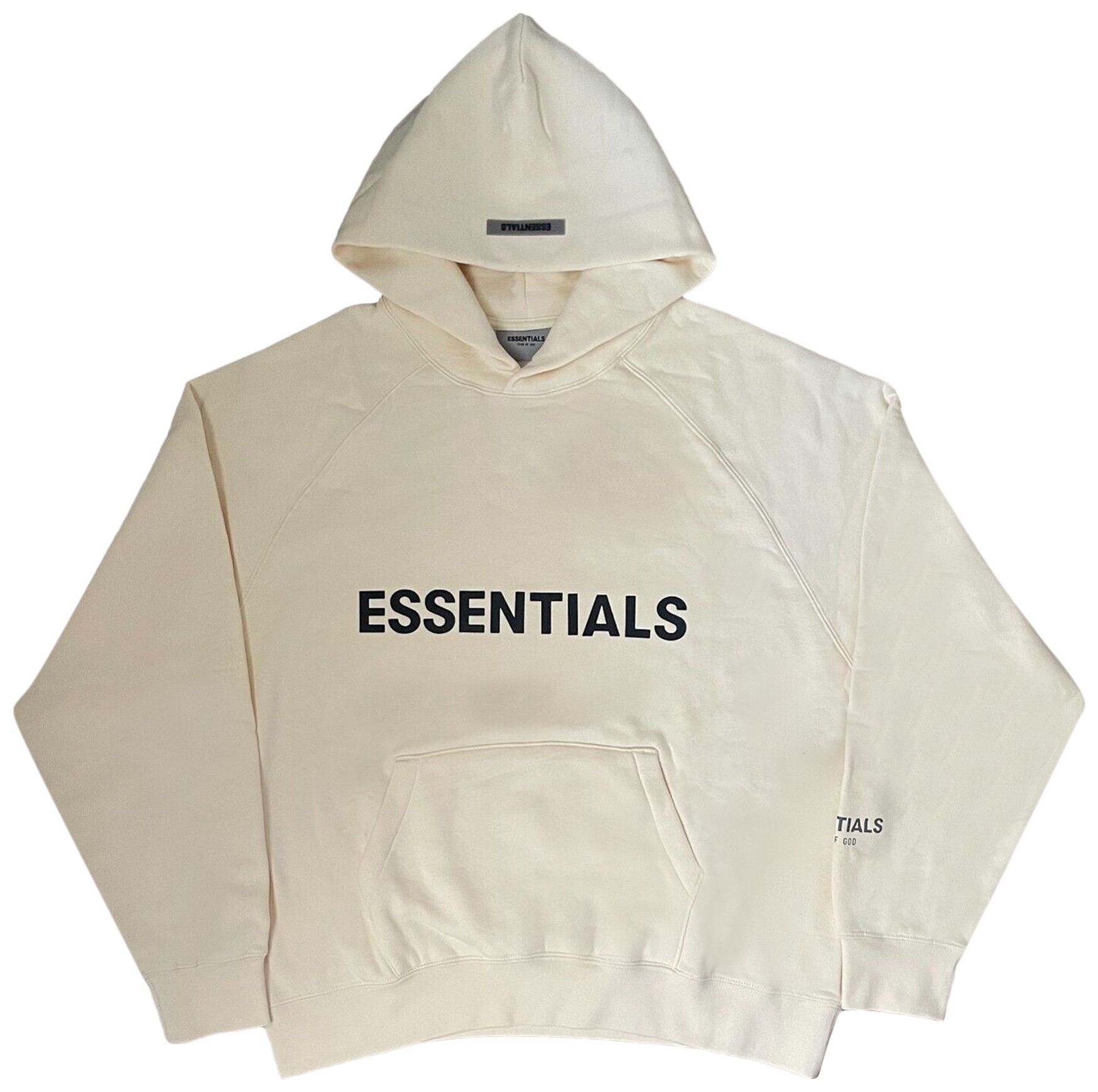 Buy Fear of God Essentials Hoodie 'Cream' - 585158 0192 25050 0185 569 ...