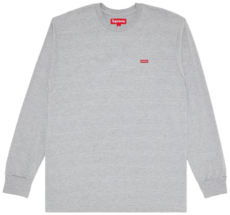 Buy Supreme Small Box Long-Sleeve Tee 'Heather Grey' - FW23KN40 HEATHER ...