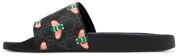 Buy Gucci GG Supreme Slide 'Bee Print' - 681867 UIE00 1093 | GOAT