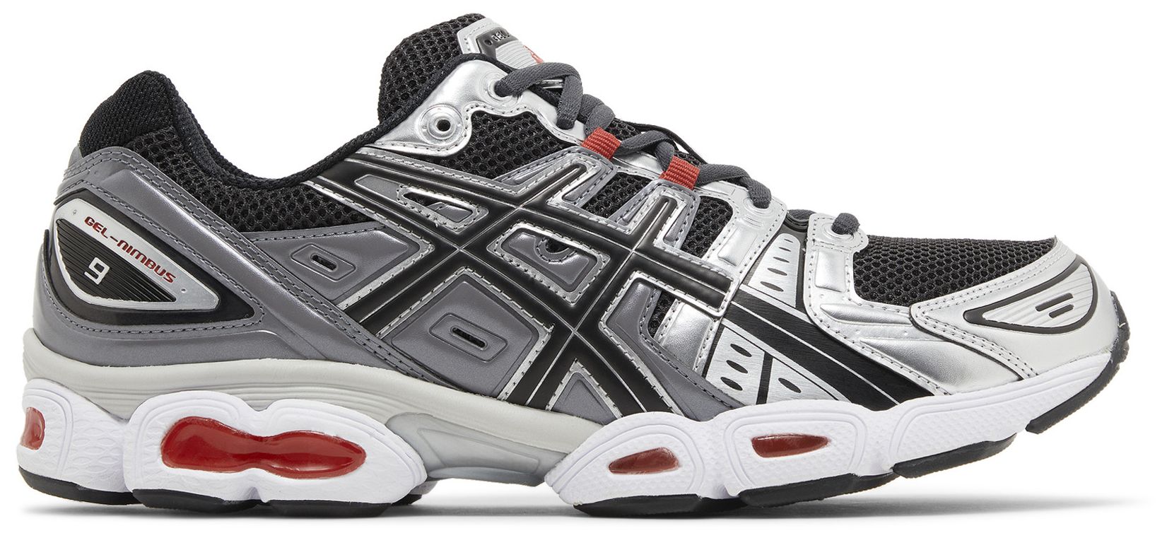 Buy ASICS Gel Nimbus 9 'Graphite Grey Red' - 1201A424 023 | GOAT
