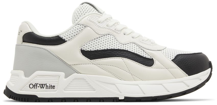 Buy Off-White Runner B Sneaker 'White Black' - OMIA289F23LEA001 0110 | GOAT