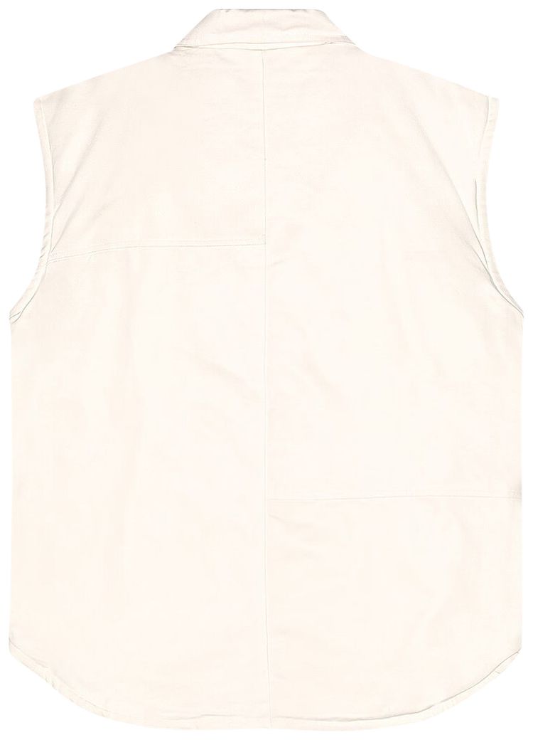 Buy Who Decides War Pocketed Work Vest White 2637 100000314pwv Whit Goat
