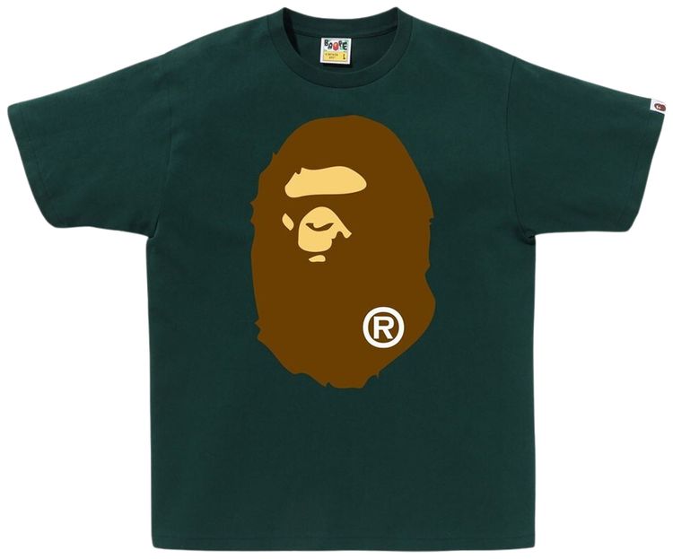 Buy BAPE College Tee 'Green' - 1J30 110 003 GREEN | GOAT