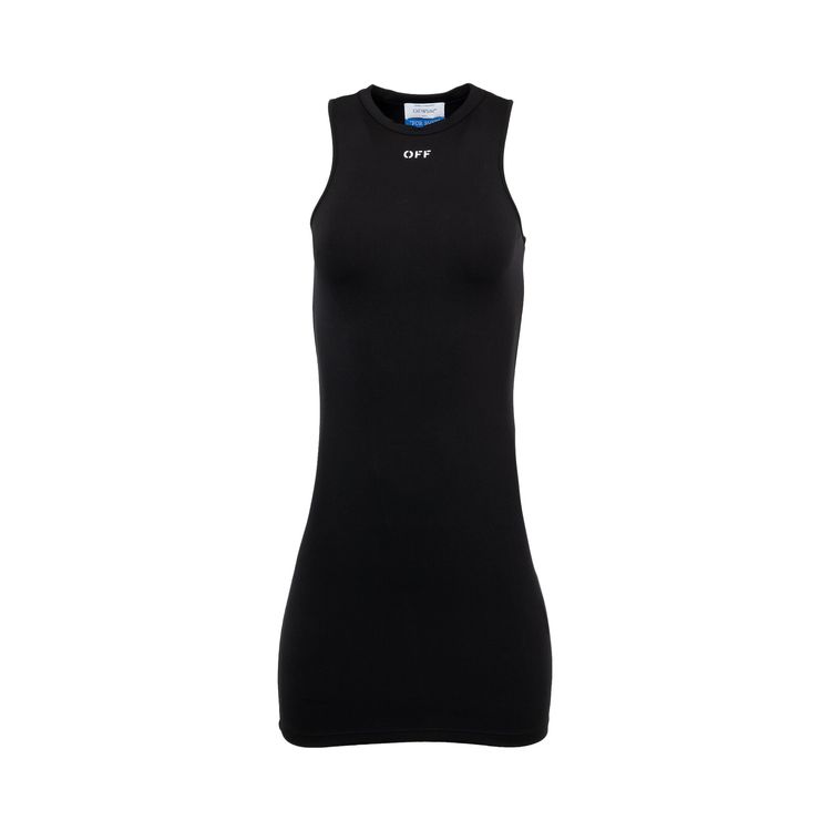 Buy Off-White Sleek Rowing Dress 'Black/White' - OWDB463C99JER0011001 ...