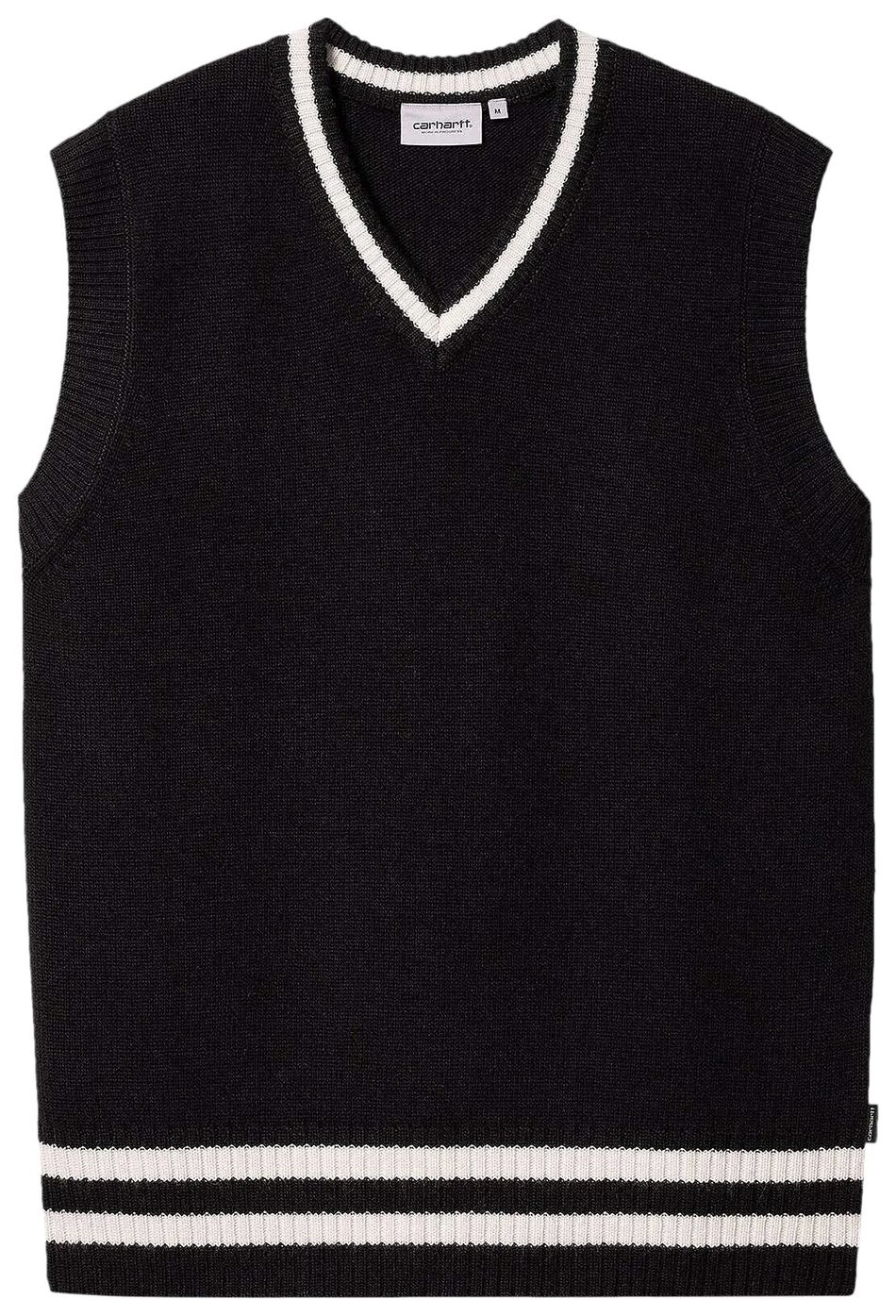 Buy Carhartt Wip Stanford Vest Sweater Blacksalt I032282 Blac Goat