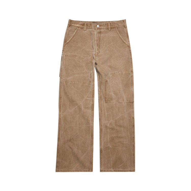 Buy Acne Studios Patch Canvas Trousers 'Toffee Brown' - CK0101 GOAT ...