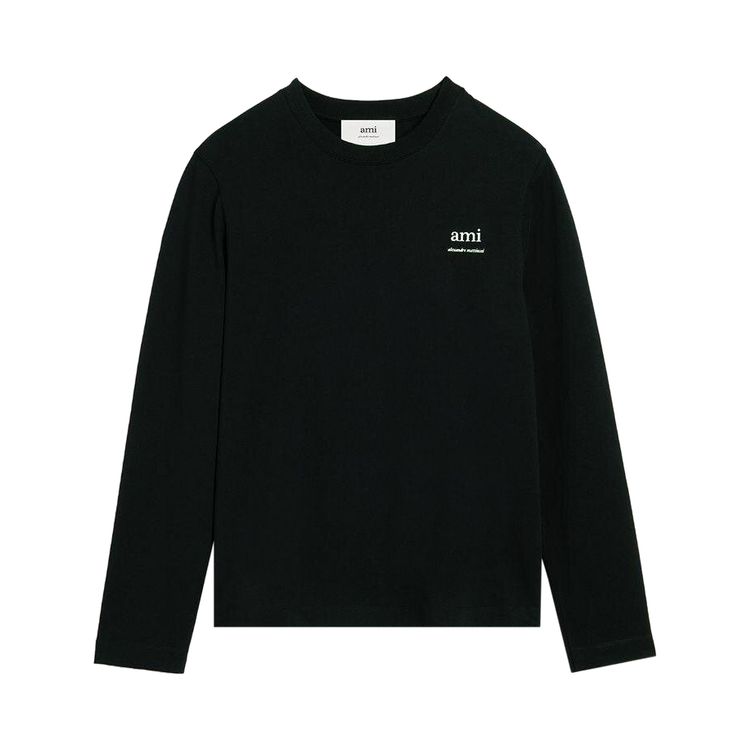 Buy Ami AM Long-Sleeve Shirt 'Black' - UTS224 726 001 | GOAT