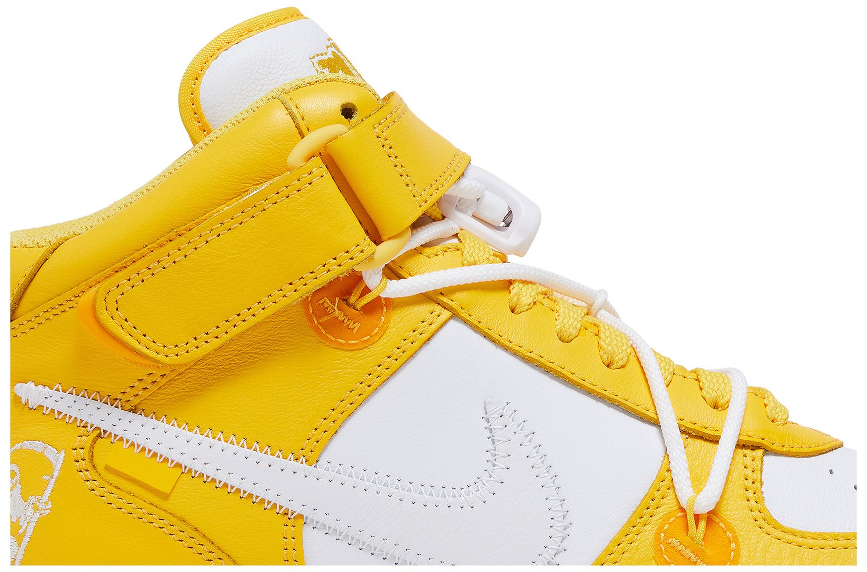 Buy Off-White x Nike Air Force 1 Mid SP Leather 'Varsity Maize ...