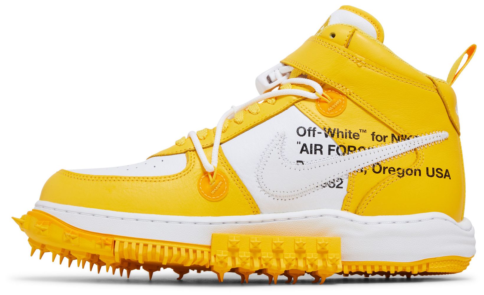 Buy Off-White x Nike Air Force 1 Mid SP Leather 'Varsity Maize ...