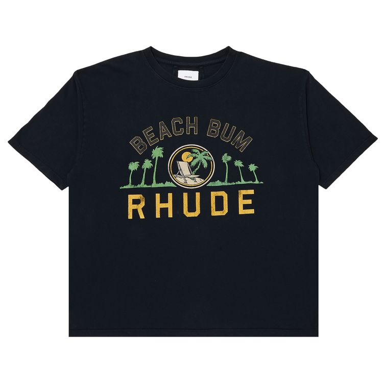 Buy Rhude Palmera Tee 'Vintage Black' - PS24TT03012610 | GOAT