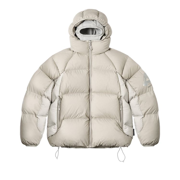 Buy Palace Pertex Matte Balaclava Puffa 'Stone Arctica' - P25JK058 | GOAT